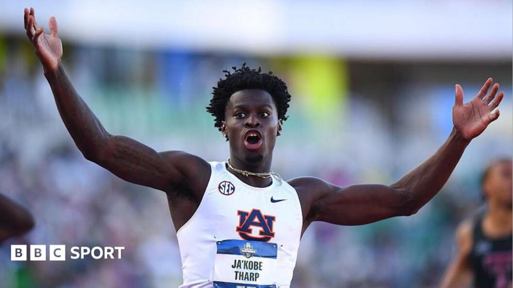 SEPE - Ja'Kobe Tharp sets 110m hurdles world record at NCAA championships
